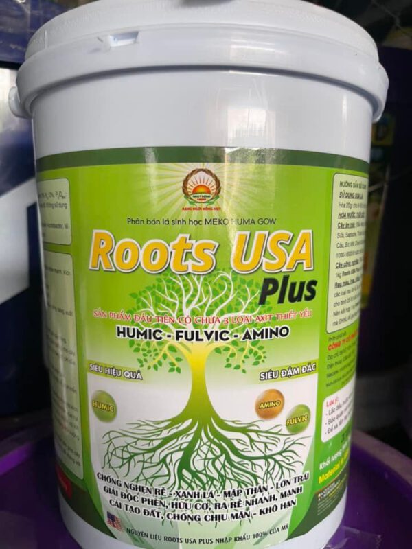 Xô Roots USA Plus 3kg - Nhật Nông Group